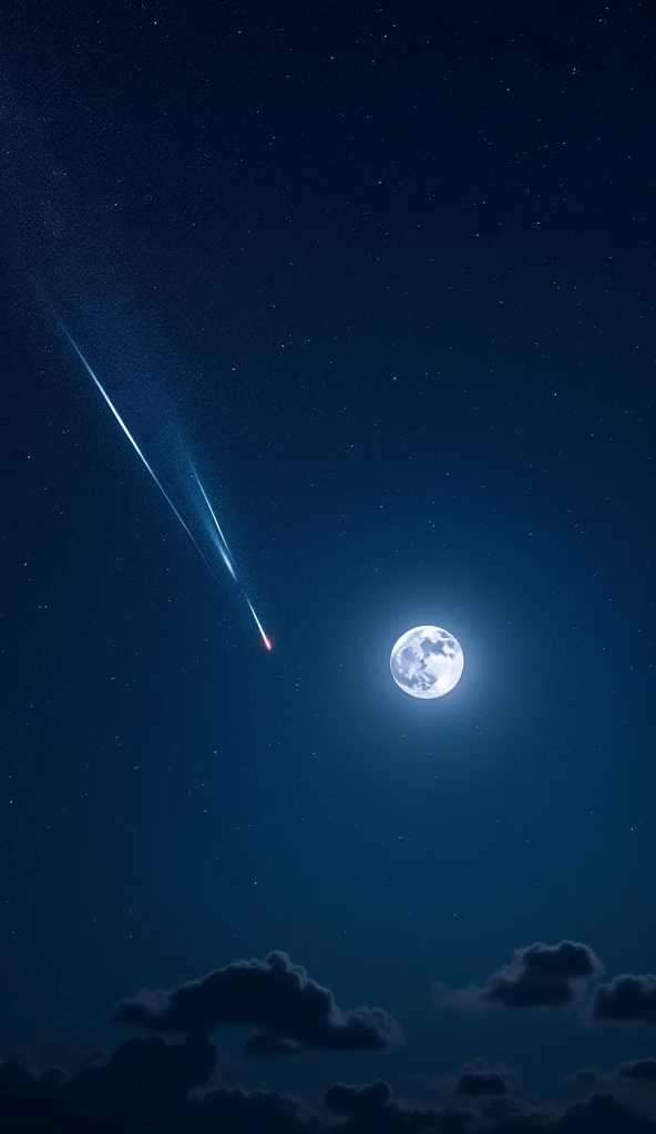 Stable Diffusion Prompt: Starry night sky illustration with a bright ...