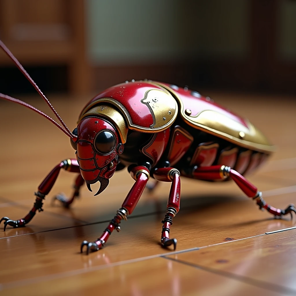 Stable Diffusion Prompt: Realistic Cockroach with Iron Man Armor for ...