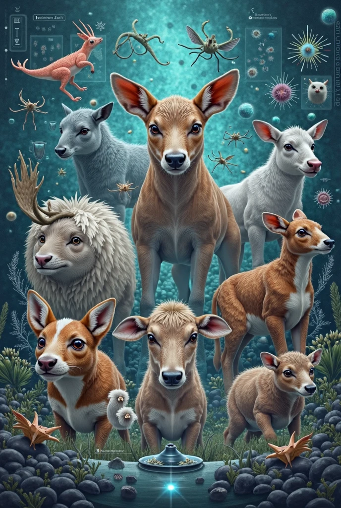 Stable Diffusion Prompt: Animal genomic projects