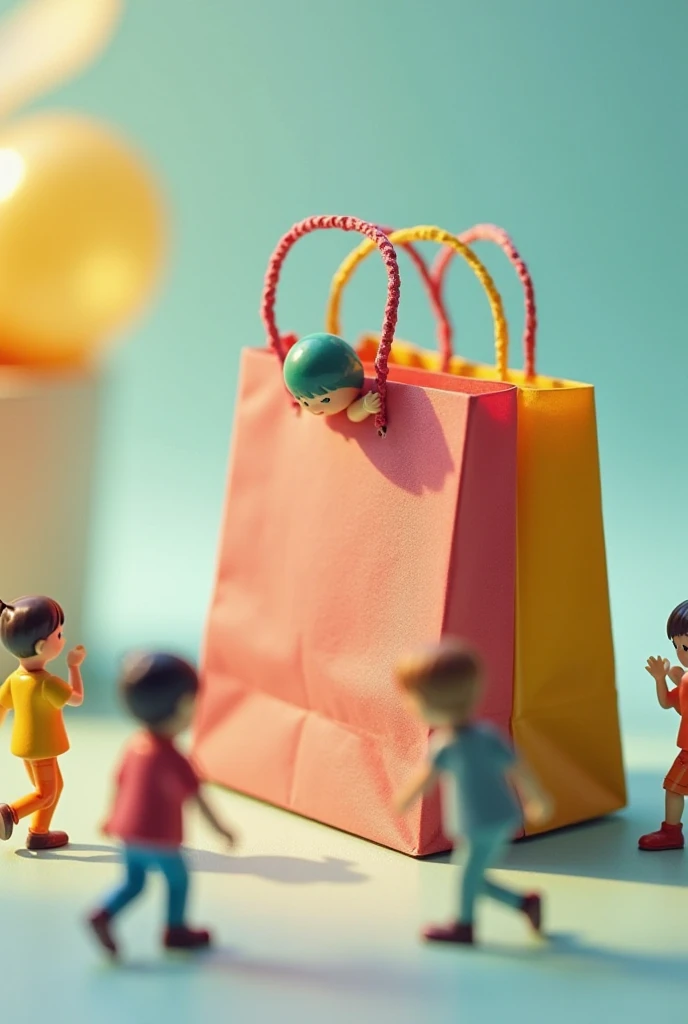 Stable Diffusion Prompt: Tiny human figurines create a whimsical macro ...