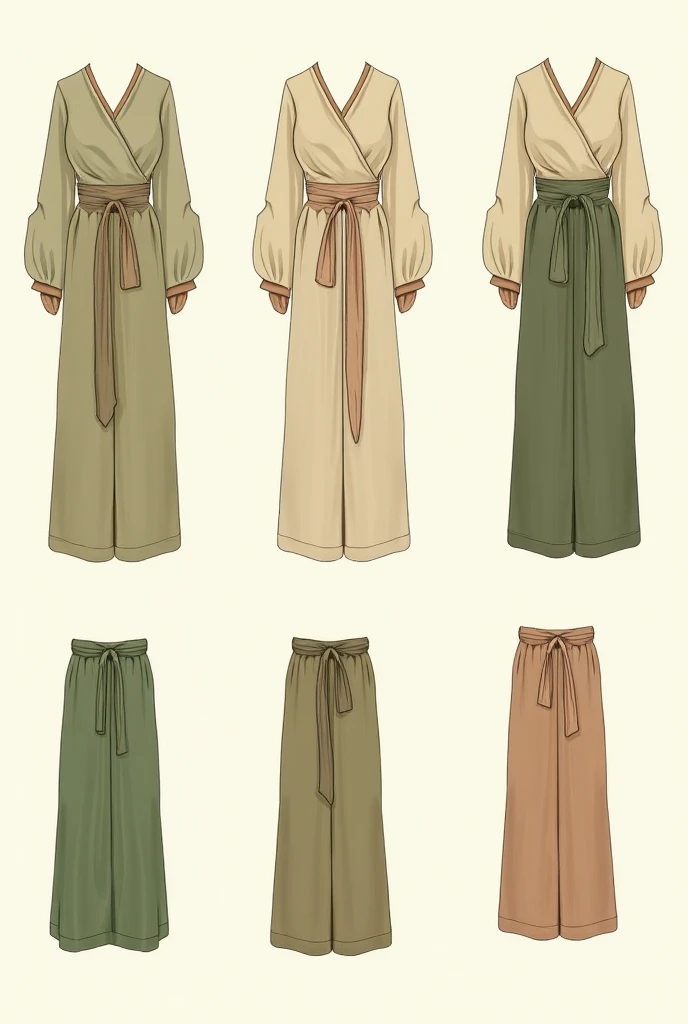 Stable Diffusion Prompt: Elegant traditional fantasy outfits with soft ...