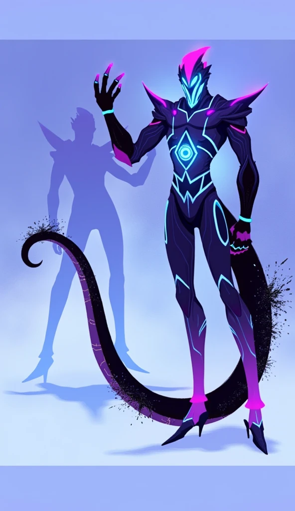Stable Diffusion Prompt: Futuristic humanoid alien warrior in vibrant ...