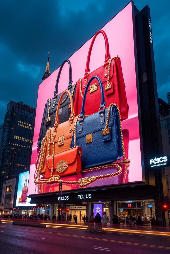 Stable Diffusion Prompt: Handbag billboards are effective luxury ...