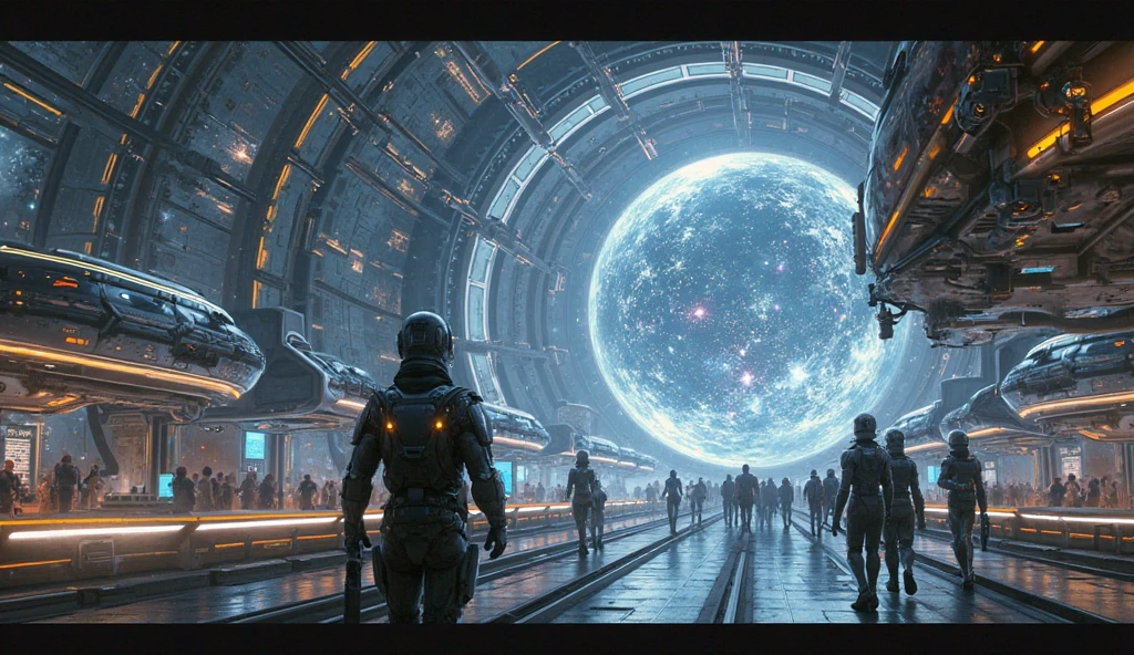 Stable Diffusion Prompt: Sayonara Ginga Tetsudô Three Nine: Andromeda's Epic Journey