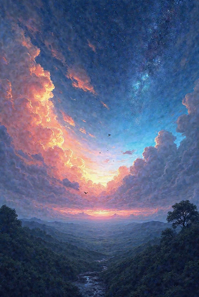 Stable Diffusion Prompt: And It Called Daylight, And The Darkness ...