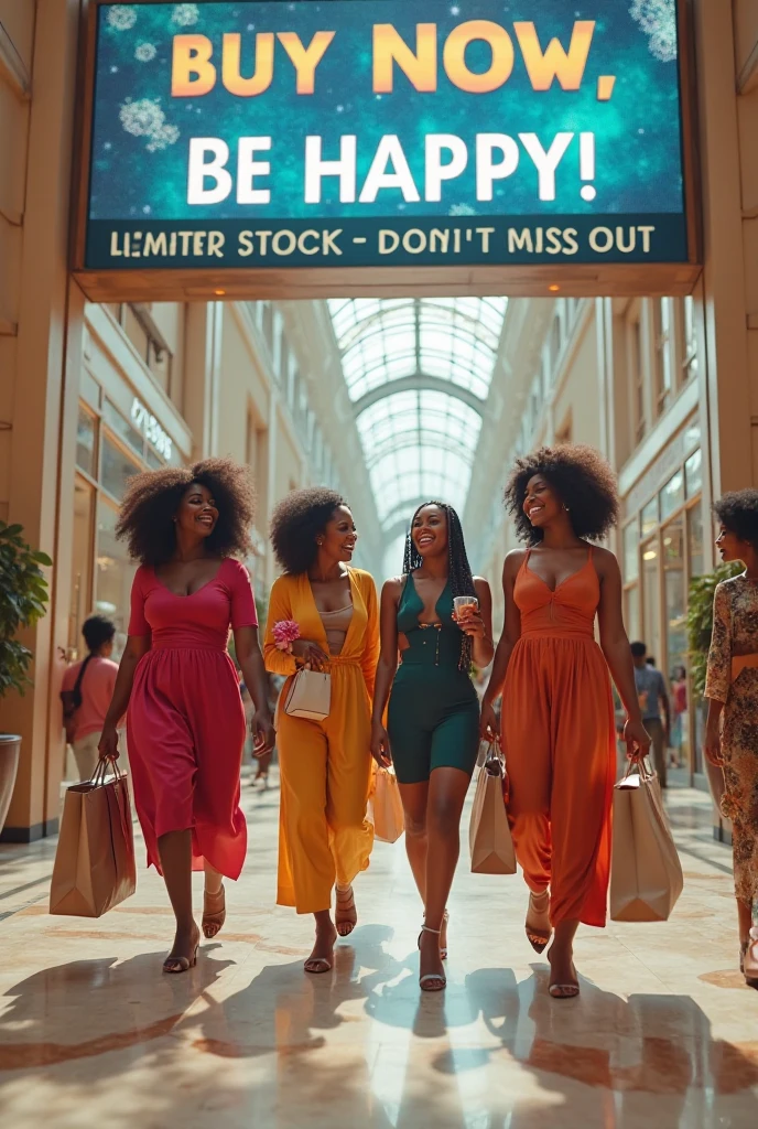 Stable Diffusion Prompt: Experience the thrill of shopping in bright ...