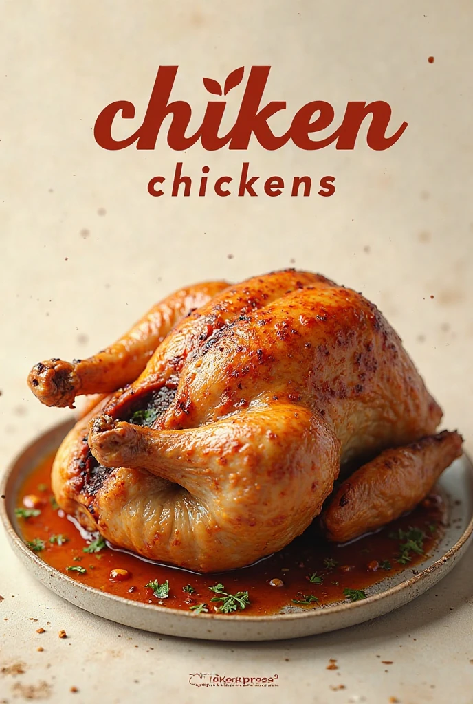Stable Diffusion Prompt: Realistic roasted chicken with the title ...