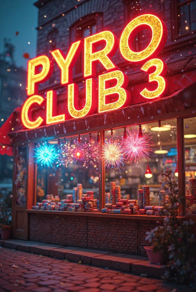 Stable Diffusion Prompt: Vibrant Firecrackers display at Pyro Club 3 in ...