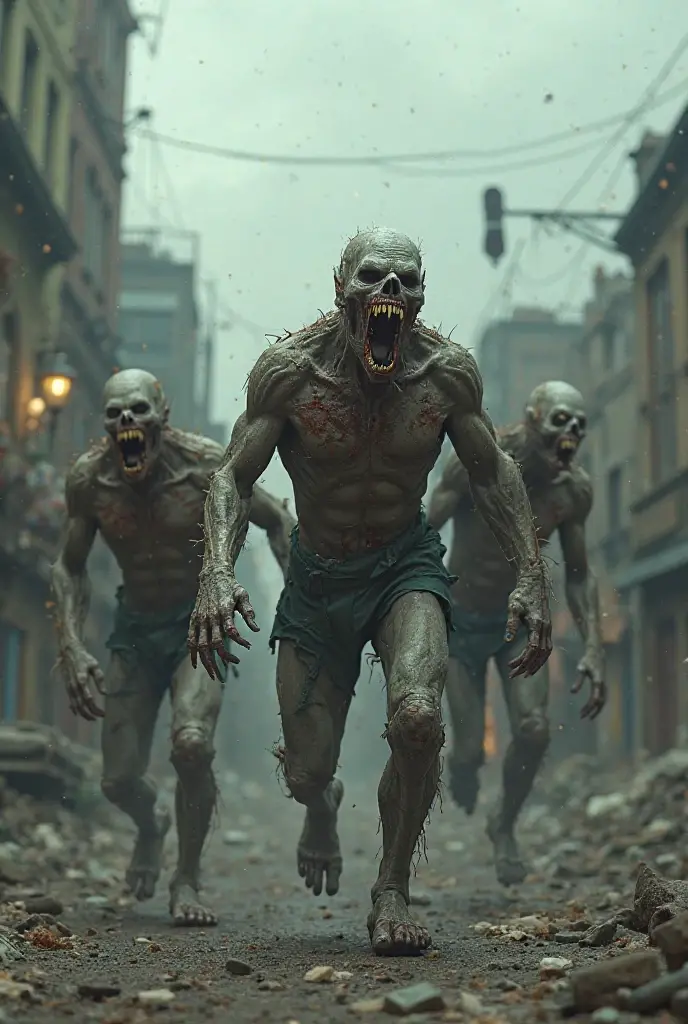 Stable Diffusion Prompt: A zombie pooping while other zombies dance La ...