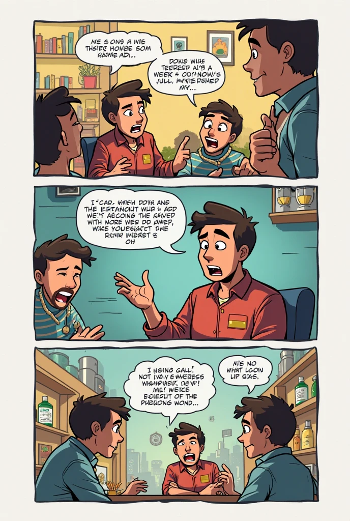 Stable Diffusion Prompt: Comic strip with 3 frames: witty, smart humor ...