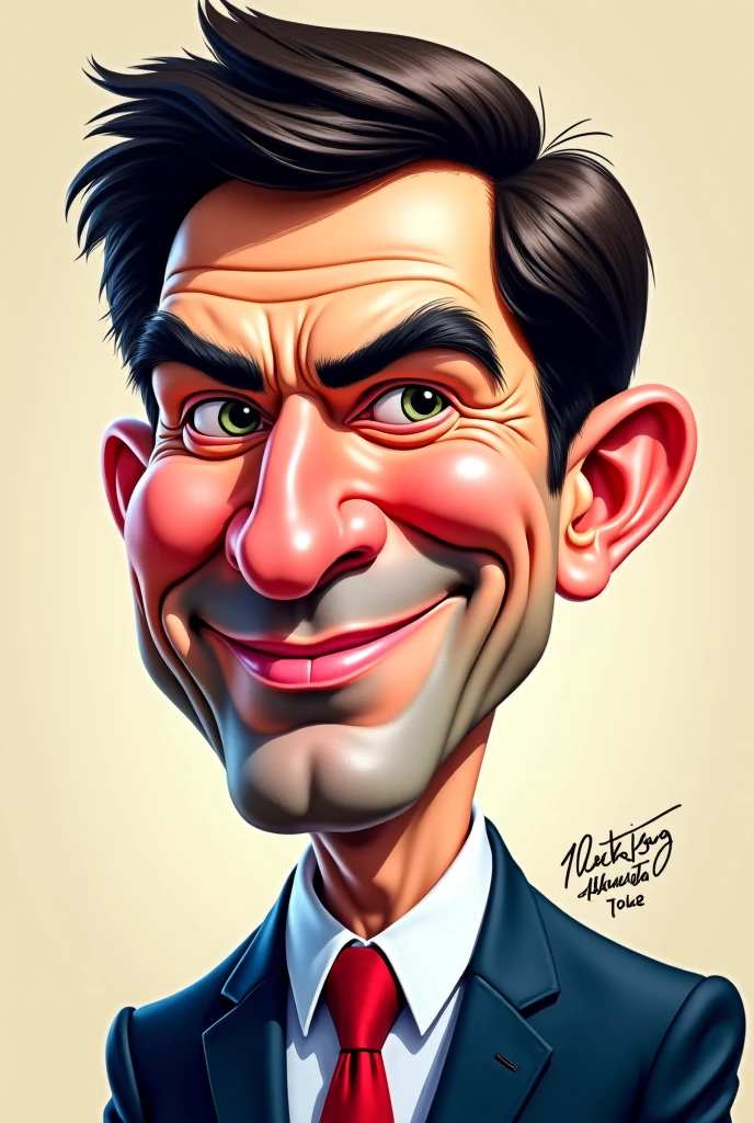 Stable Diffusion Prompt: Cartoon style Caricature of Aleksandar Vucic