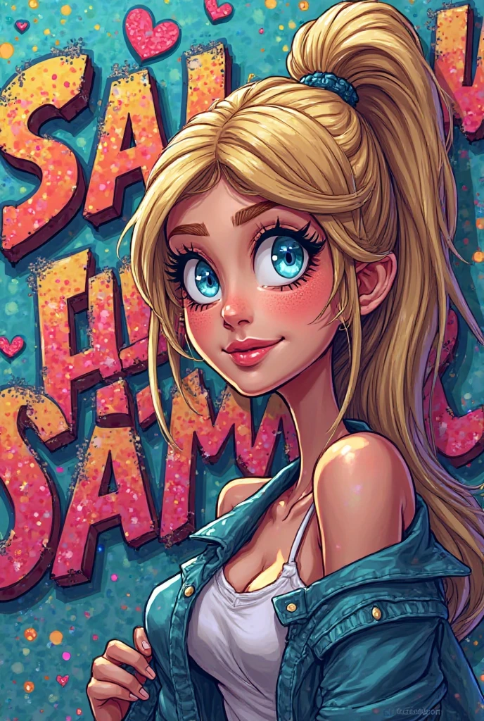 Stable Diffusion Prompt: Graffiti-style "SAMMY" with a 27-year-old ...