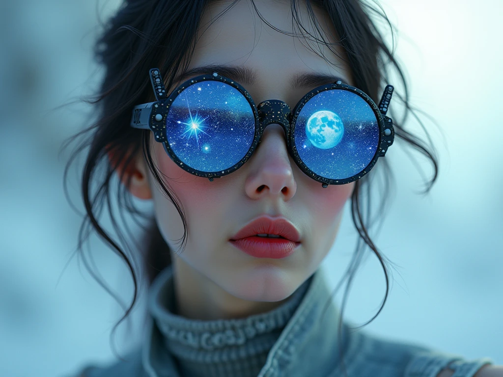 Stable Diffusion Prompt: Model sports star and moon sunglasses for ...