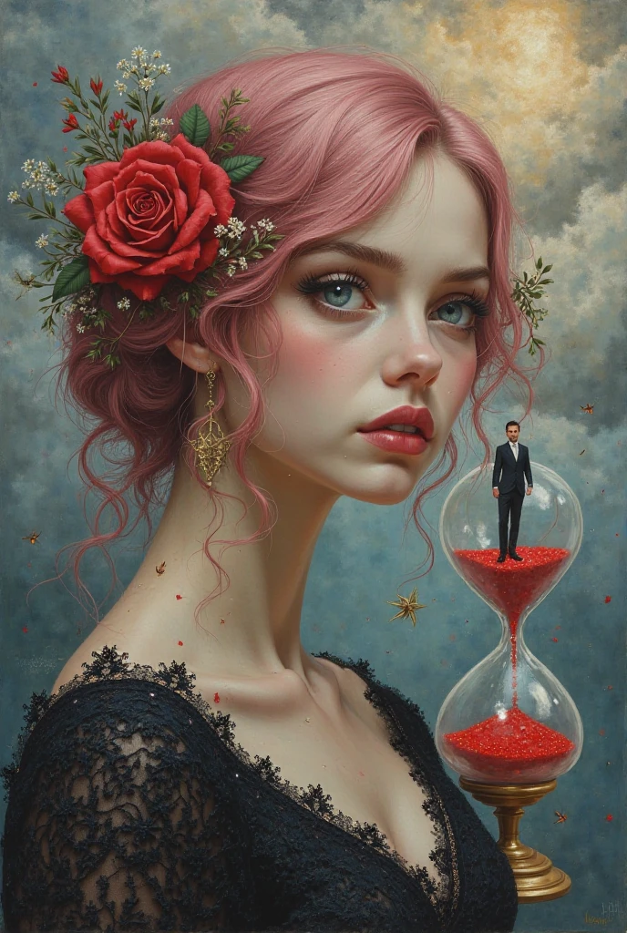 Stable Diffusion Prompt: Emotional fantasy art in acrylic and chalk ...