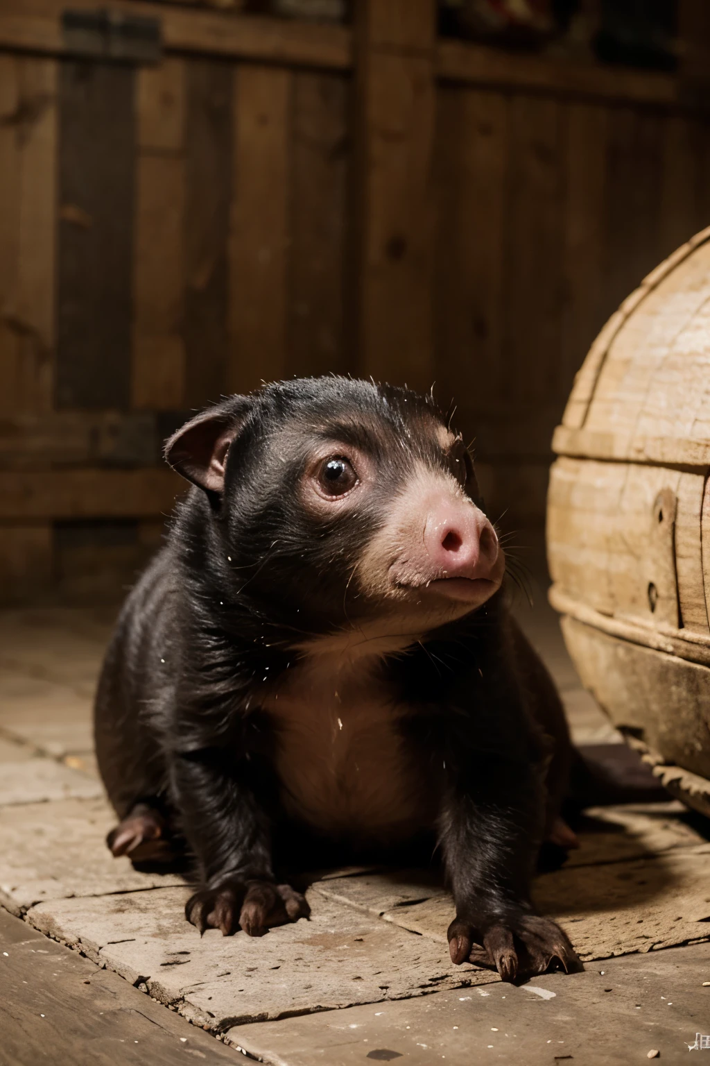 Stable Diffusion Prompt: Niffler: Magical creature attracted to shiny ...