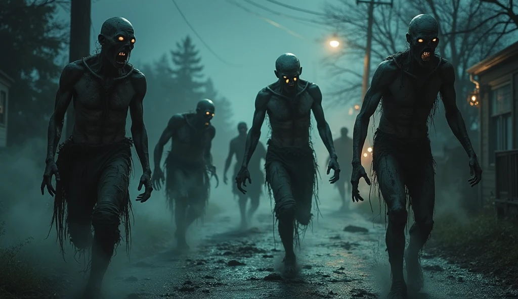 Stable Diffusion Prompt: Realistic human zombies with decaying skin and ...