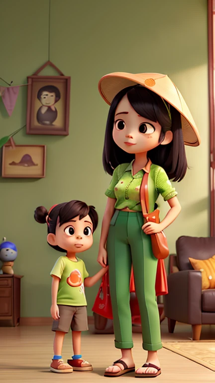 Stable Diffusion Prompt: Short Vietnamese man, 155cm, with a large dark ...