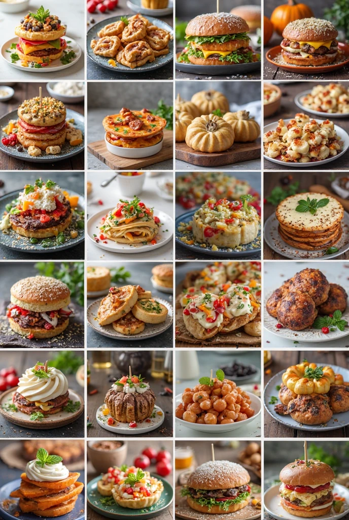 Stable Diffusion Prompt: I need 700 diverse food photos to showcase to ...