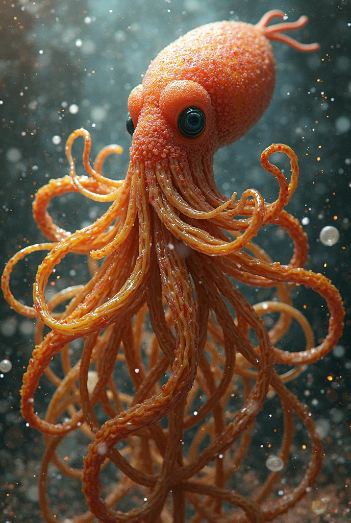 Stable Diffusion Prompt: Create a fusion between a squid and a ...