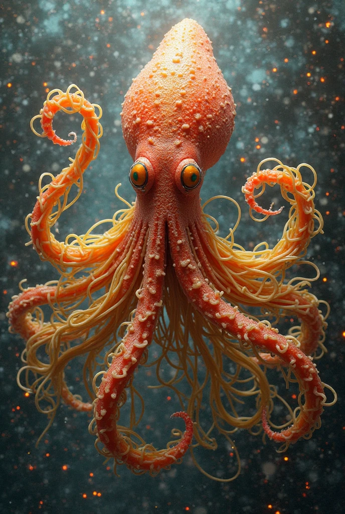 Stable Diffusion Prompt: Create a squid-spaghetti fusion for a unique ...