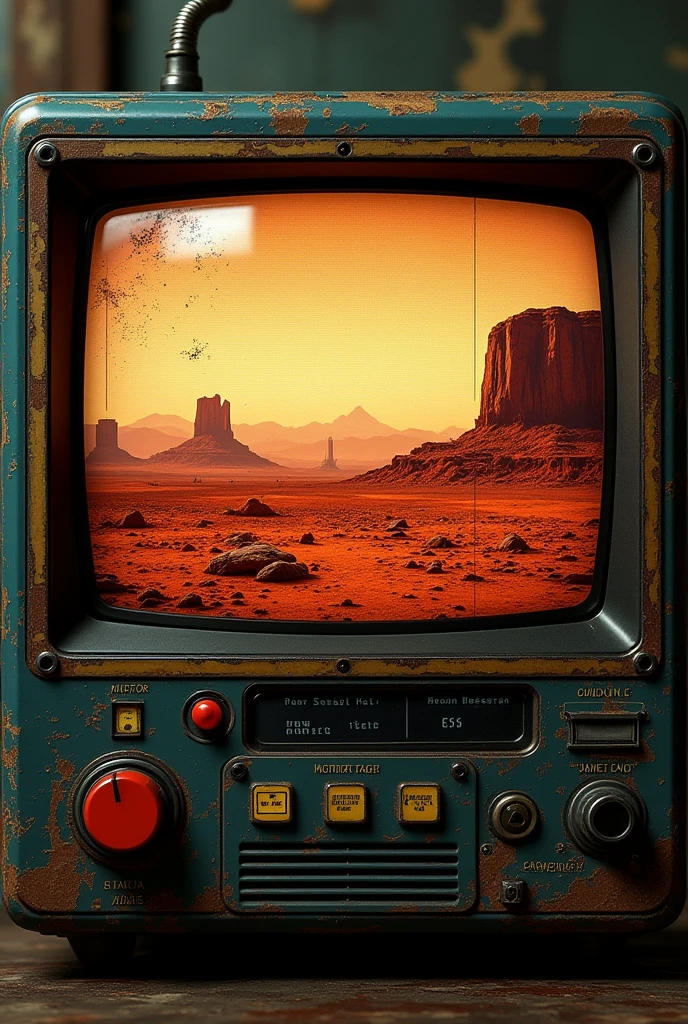 Stable Diffusion Prompt: Create a retro-cyberpunk Pip-inspired monitor ...