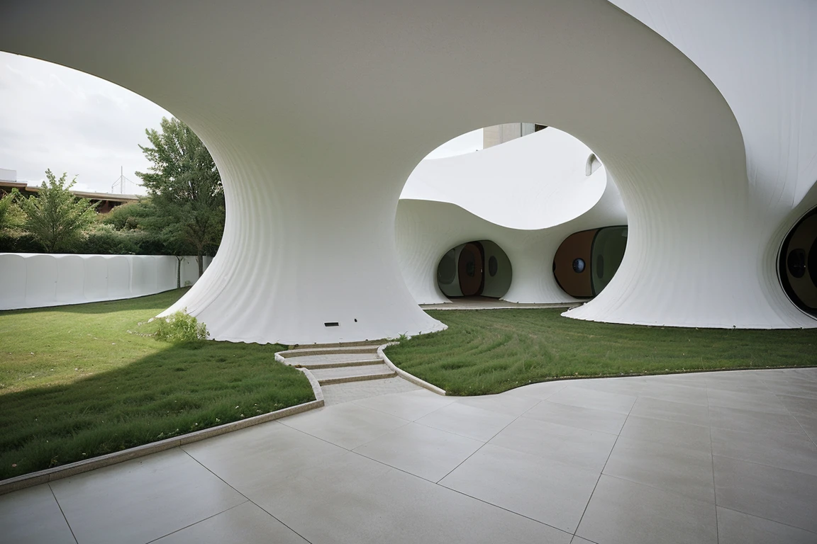 Stable Diffusion Prompt: Smooth soft body landscape architecture of ...
