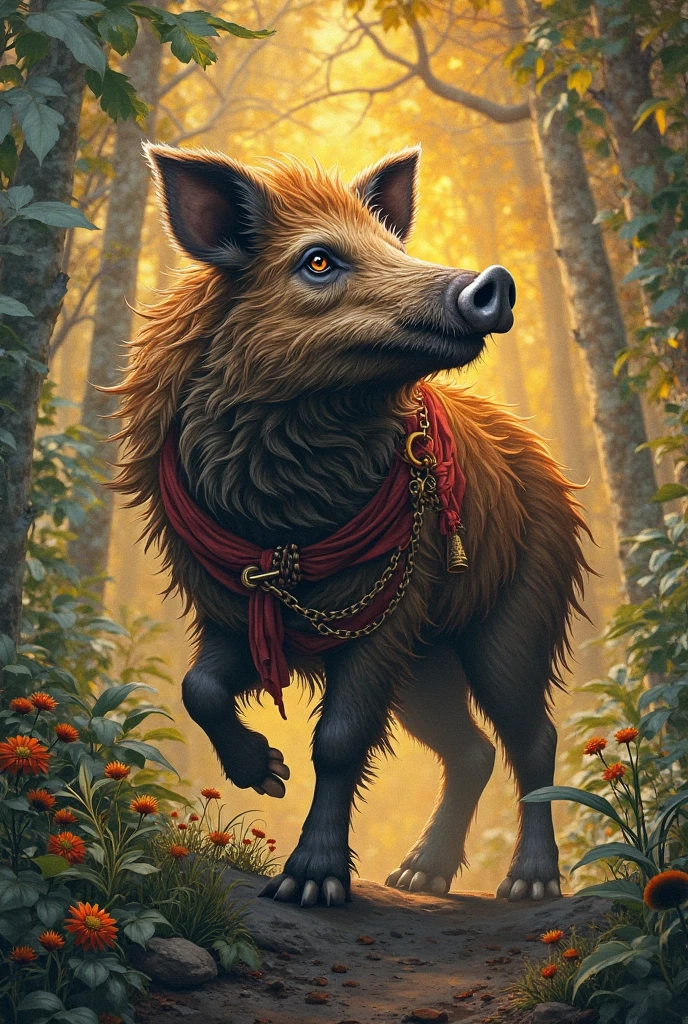 Stable Diffusion Prompt: Boar Scout: Best HD 2D animation department ...