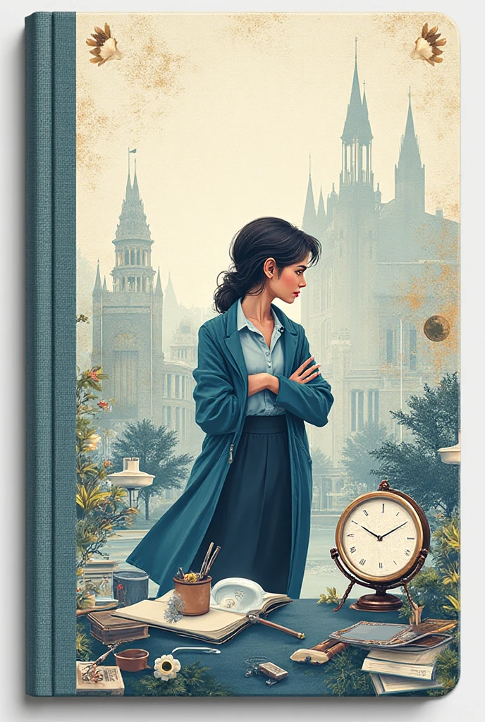 Stable Diffusion Prompt: Agenda cover for teachers, university students